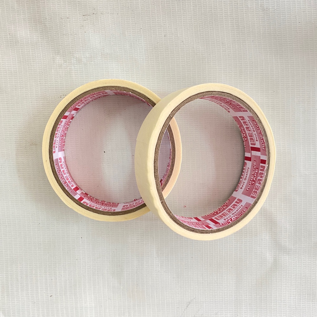 Jual Isolasi Kertas // Lakban Kertas // Masking Tape Berry 1inch x 10 ...