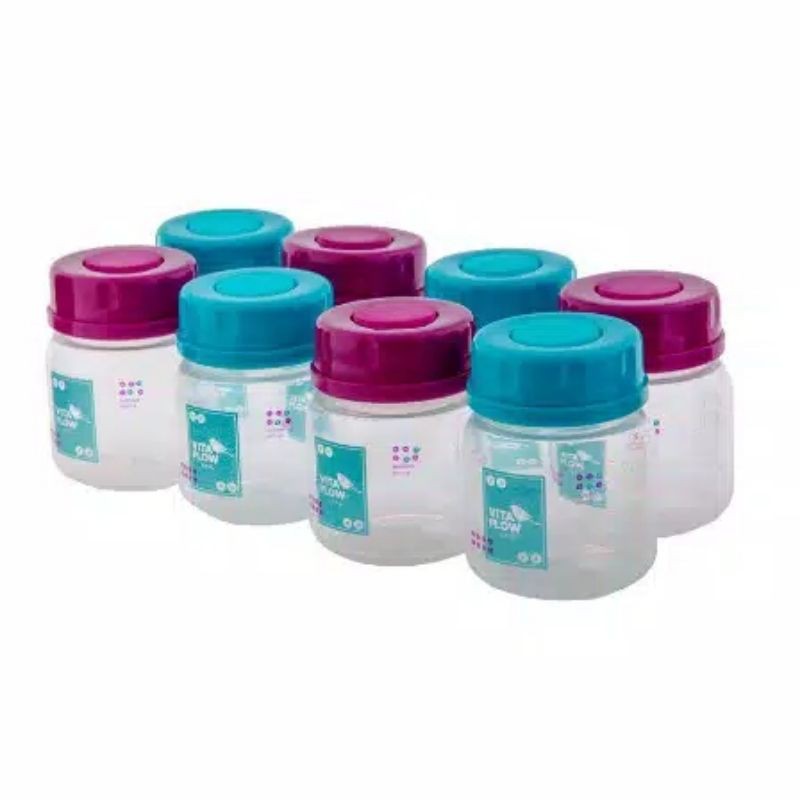Jual Vita Flow Botol Asi 60ml(isi8) Botol simpan Asi | Shopee Indonesia