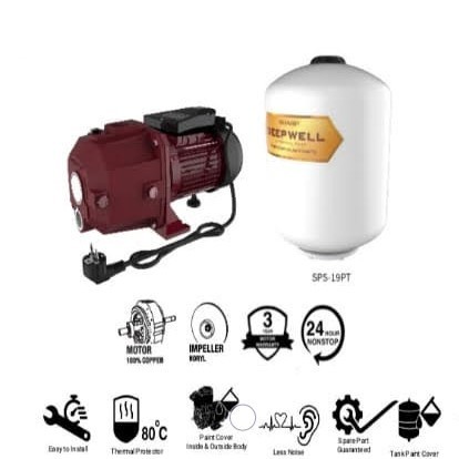 Jual SHARP SPS 255 JP POMPA AIR jet pump otomatis 30 meter | Shopee ...