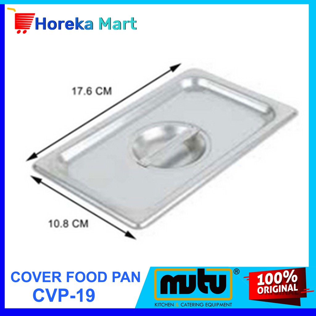 Jual Tutup Food Pan 1/9 Stainless Cover Gastronom Mutu CVP19 | Shopee ...