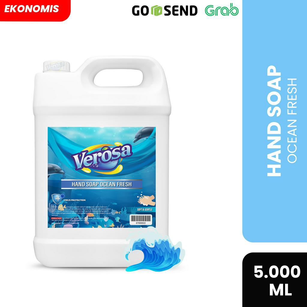 Jual Verosa Hand Soap 5 Liter Ocean Fresh Sabun Cuci Tangan khusus ...