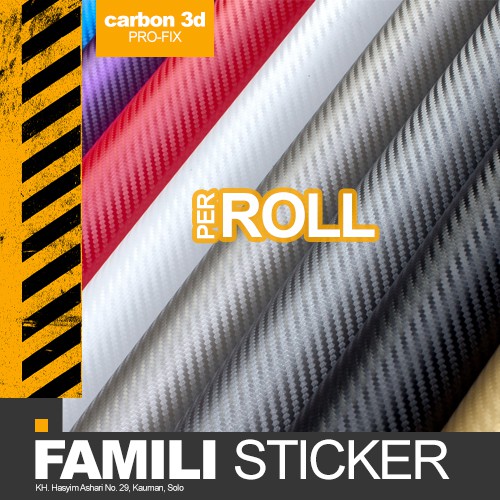 Jual Stiker Skotlet Motor PROFIX CARBON KEVLAR KARBON 3D ROLL - Sticker ...