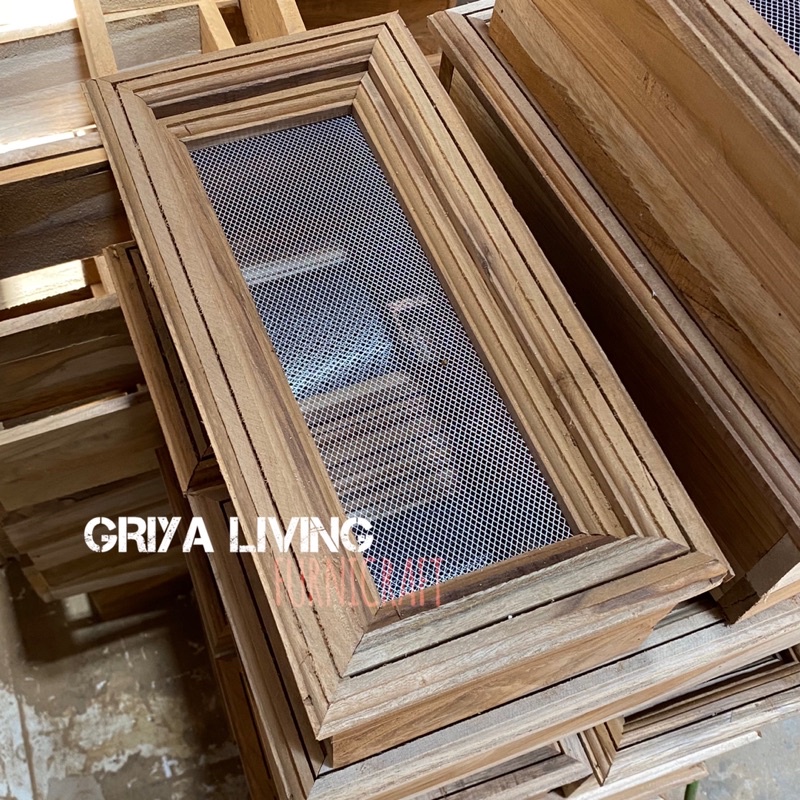 Jual loster minimalis kayu jati almunium - harga promo | Shopee Indonesia