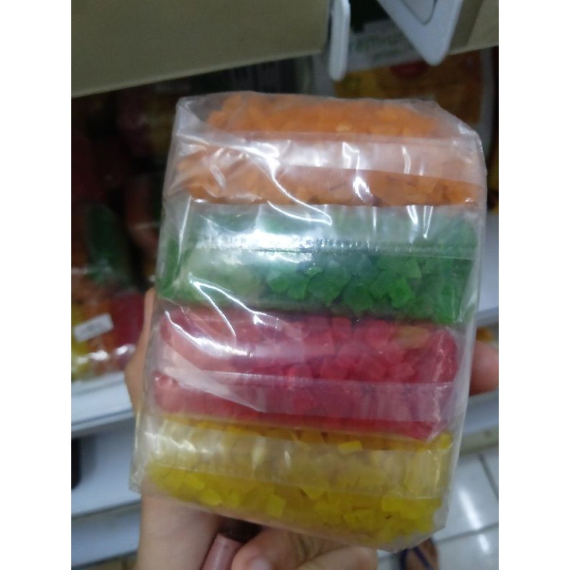 Jual SUKADE APPLE REPACK 250GR/ SUKADE CAMPUR 4WARNA | Shopee Indonesia