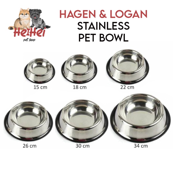 Jual Pet Bowl Stainless Steel Dog and Cat / Tempat Makan Mangkuk Besi ...