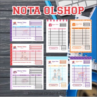 Jual NOTA TOKO ( FREE COSTUM ) cocok untuk ONLINE SHOP GRATISS ...