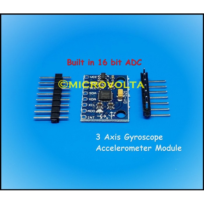 Jual Unik MPU6050, 3 Axis Gyroscope Accelerometer Sensor Module terbaik ...