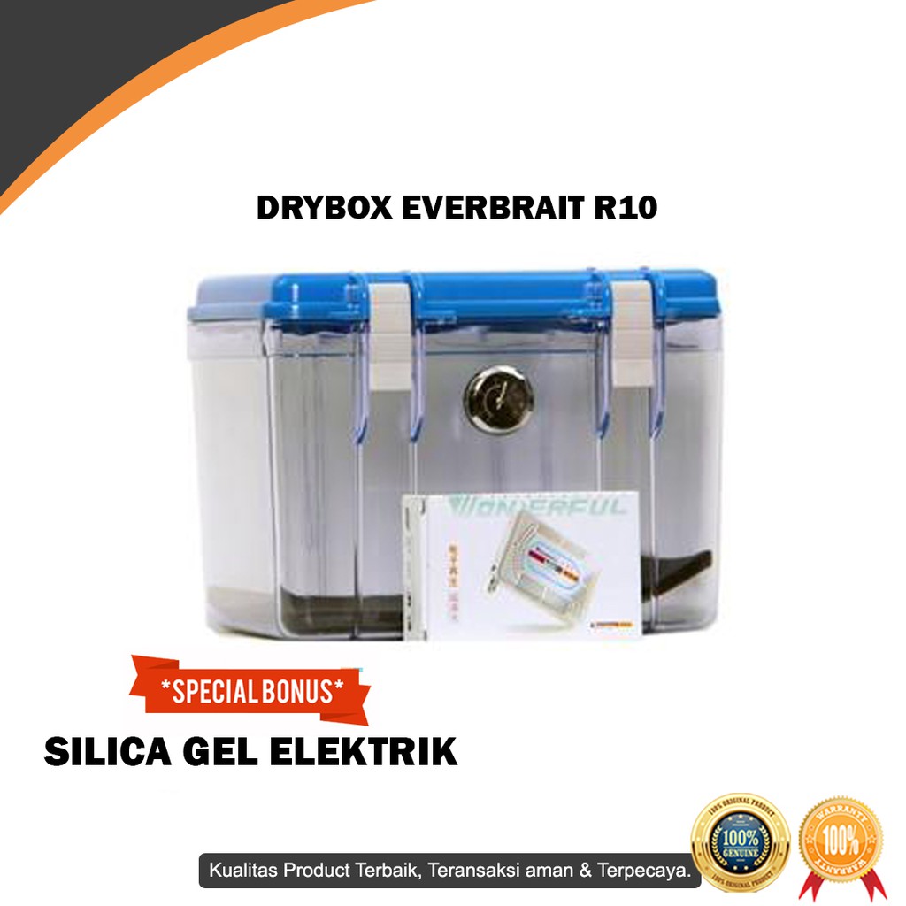 Jual Everbrait Dry Box R10 - Drybox R 10 + Silica Gel Elektrik Original ...