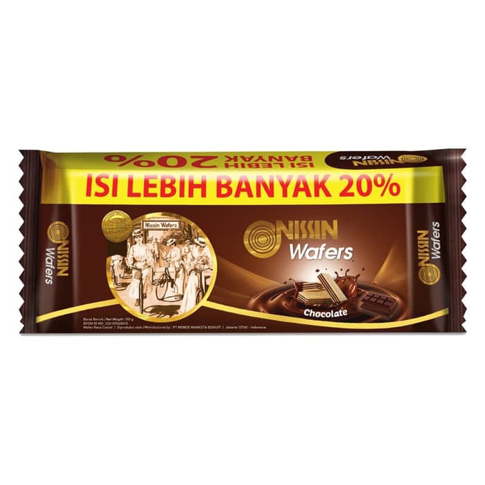 Jual NISSIN BISC CHOCOLATE WAFER COKLAT135G RAMAYANA CENGKARENG ...