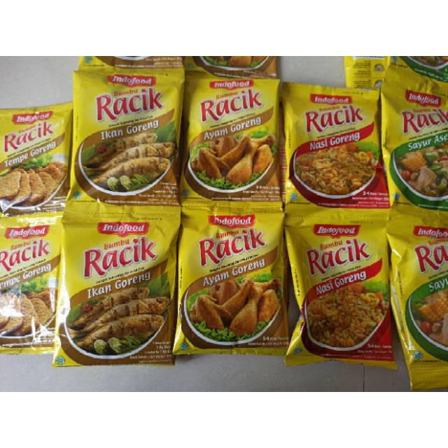 Jual Indofood RACIK all variant 20gr x 10pcs | Shopee Indonesia