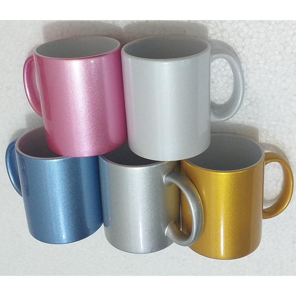 Jual MUG GLITER SUBLIM / COATING SIAP CETAK GAMBAR | Shopee Indonesia