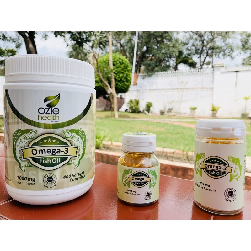 Jual Omega 3 Minyak Ikan 30 & 50 Kapsul 1000mg Ozie Health Australia ...