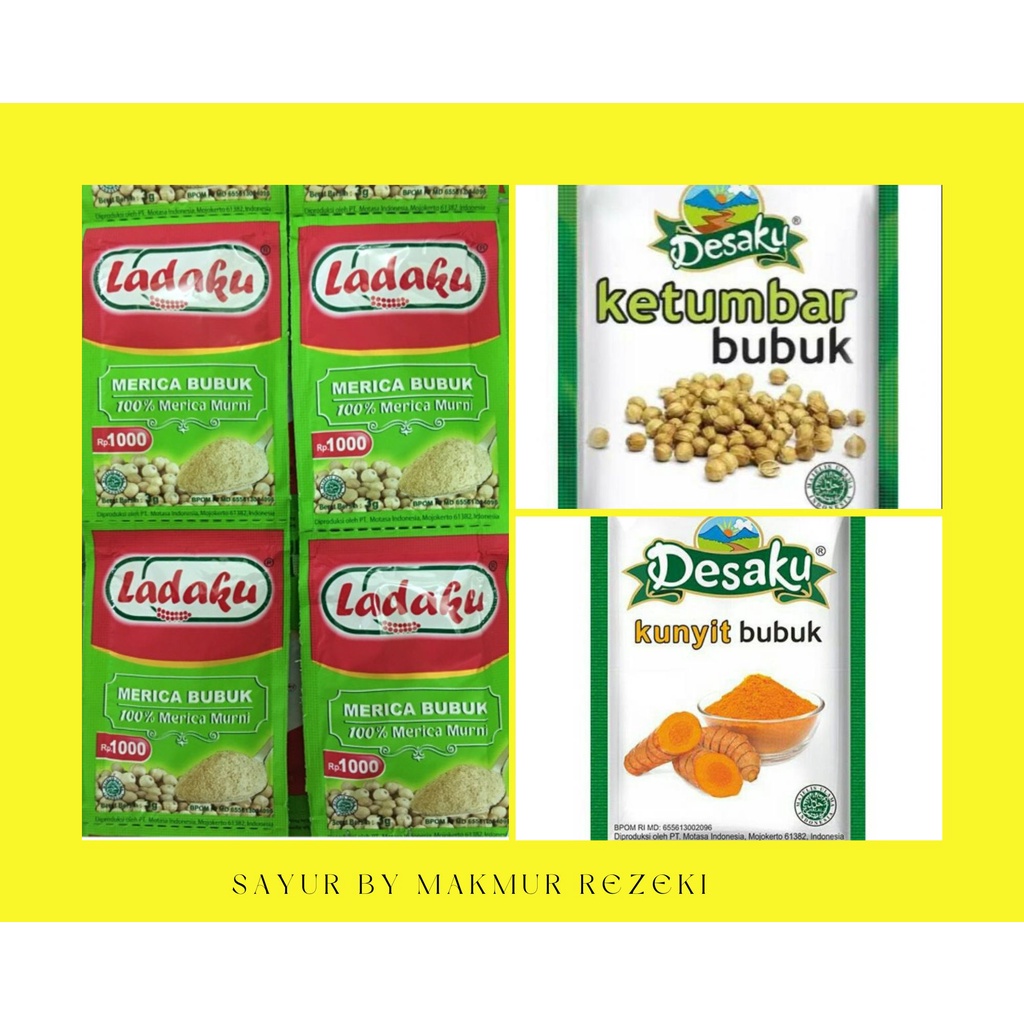 Jual LADAKU / DESAKU KETUMBAR BUBUK / KUNYIT BUBUK | Shopee Indonesia