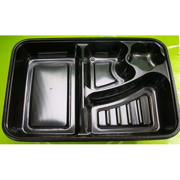 Jual Yakiniku Hitam isi 50 Kotak Mika Bento Tray Bintang Lunch Box ...