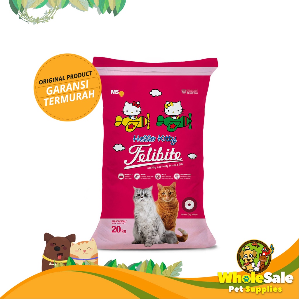 Jual Makanan Kucing Felibite Hello Kitty 1Kg / Felibite All Variant ...