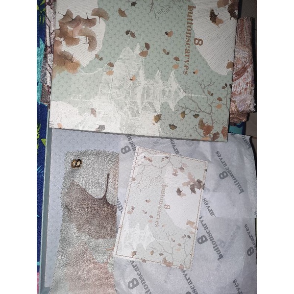 Jual Buttonscarves original Ginkgo voal square preloved - Mochi ( no ...