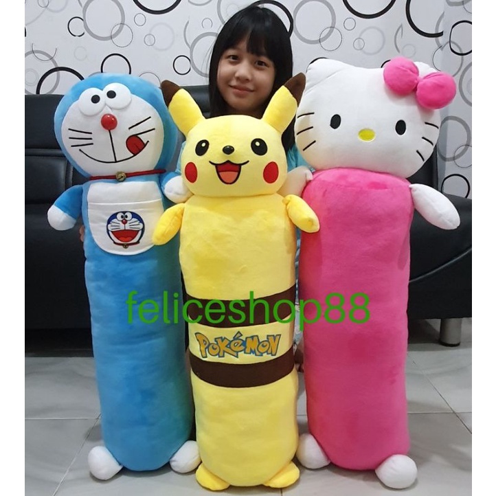 Jual Boneka bantal guling anak pokemon hello kitty doraemon pororo ...