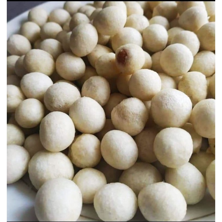 Jual Kacang sukro putih 500gr | Kacang atom putih | Kacang tepung ...