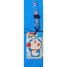 Jual Name tag id card tempat kartu kalung gantung doraemon | Shopee ...