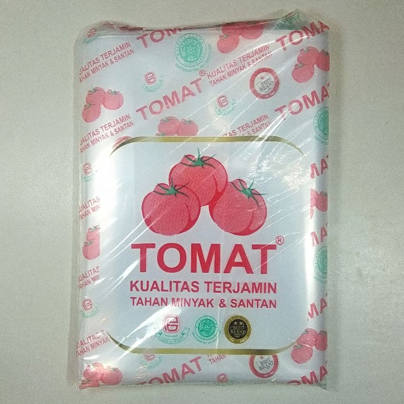 Jual Plastik PE Merek Tomat 250gr all Size / Plastik Bening / Plastik ...