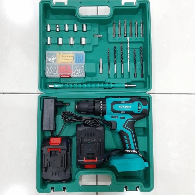 Jual Nrt Pro Dc-340 Set Mesin Bor Baterai Beton 20V (New) Termurah ...