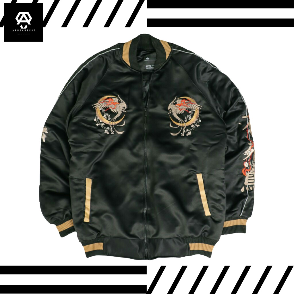 Jual Jaket Sukajan - Black Phoenix - Sukajan Jacket - Sukajan Murah ...