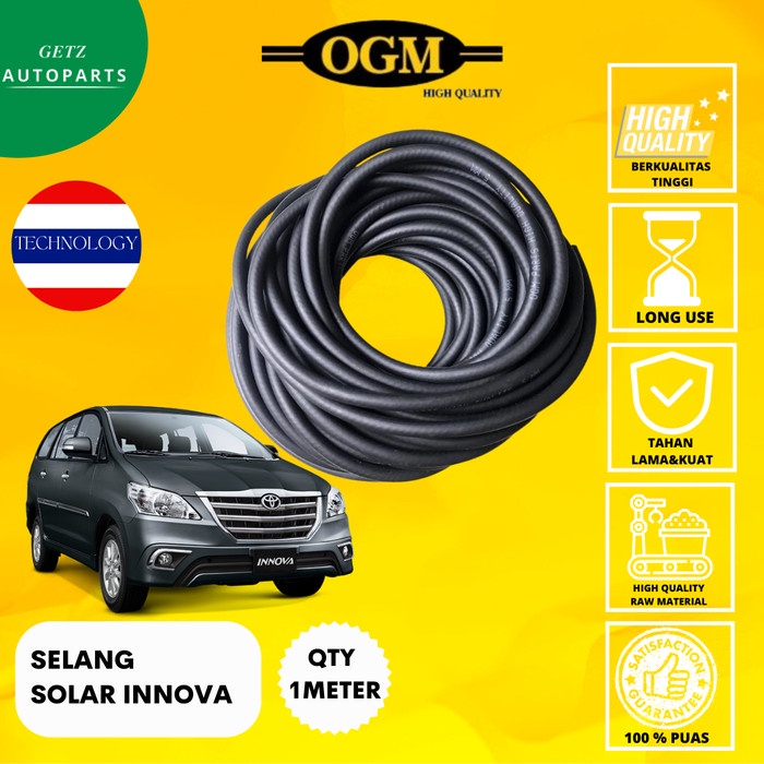 Jual Selang Solar Toyota Innova 1 Meter SUPER TEBAL-OGM HIGH QUALITY ...