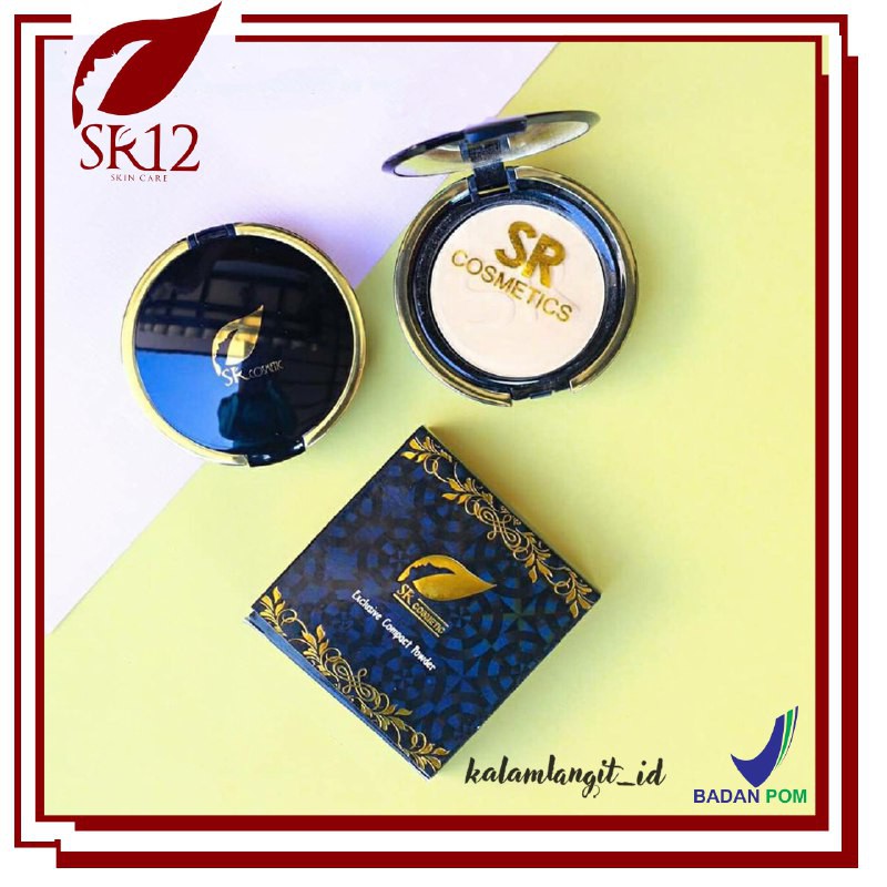 Jual BEDAK PADAT 2in1 SR12 SKINCARE - EXCLUSIVE COMPACT POWDER WITH SPF ...
