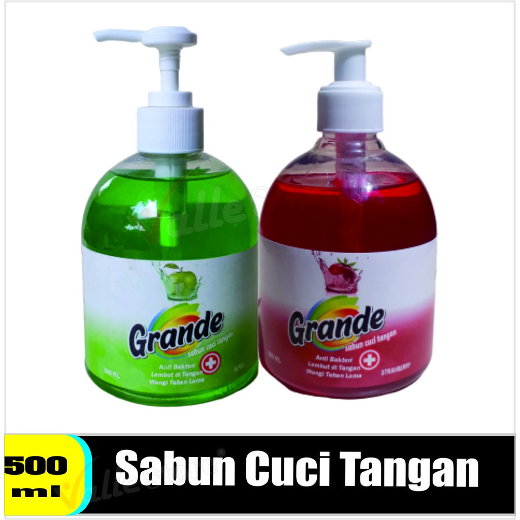 Jual Sabun Cuci Tangan Hand Soap Grande pump 500 ml | Shopee Indonesia