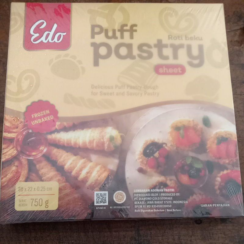 Jual Edo puff pastry 750gr. | Shopee Indonesia