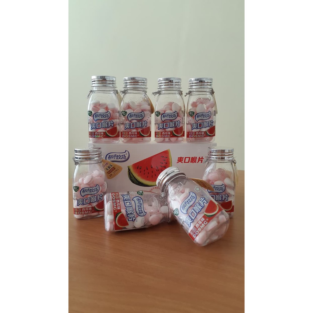 Jual PERMEN RASA SEMANGKA | PERMEN XINLE SEMANGKA DOSMC | Shopee Indonesia
