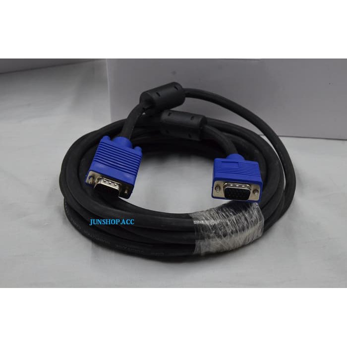 Jual KABEL VGA 5 meter kualitas bagus/VGA kabel/kabel konektor 5 meter ...