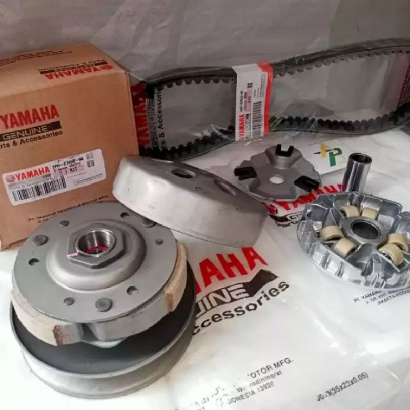Jual Paket komplit CVT Yamaha 2PH Mio M3/Mio z/Mio 125/Soul gt 125/Fino 125/X-Ride 125 asli ...
