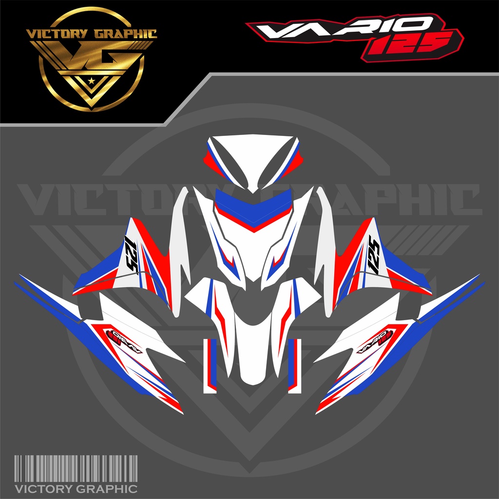 Jual STIKER MOTOR VARIO 125 DECAL VARIO 125 STICKER HONDA VARIO ...