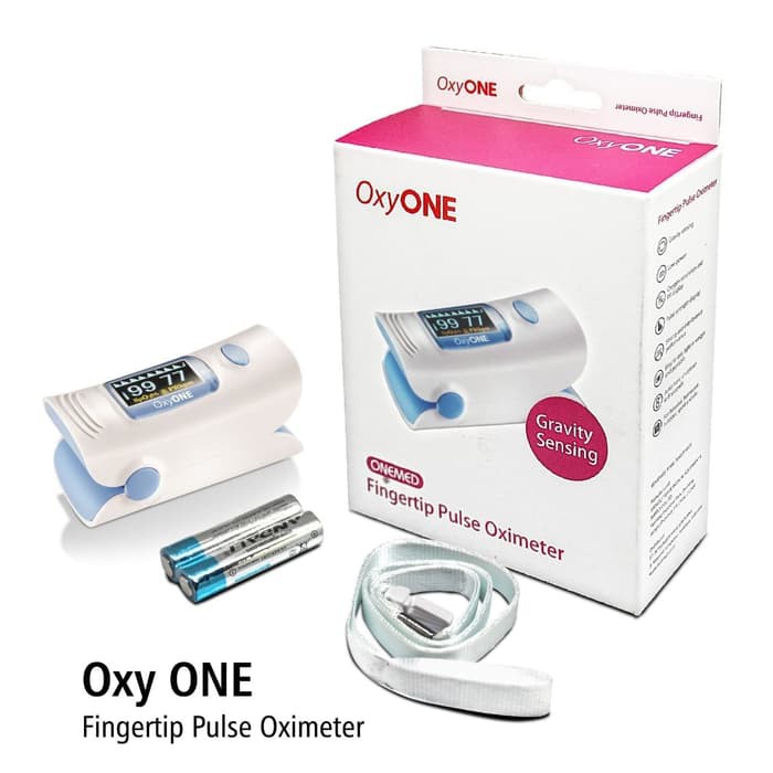 Jual OneMed Fingertip Pulse Oxymeter Oxy One | Shopee Indonesia