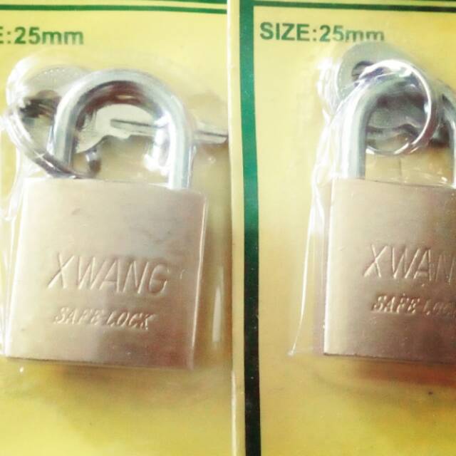 Jual Gembok kecil 25mm / gembok besi 25mm | Shopee Indonesia