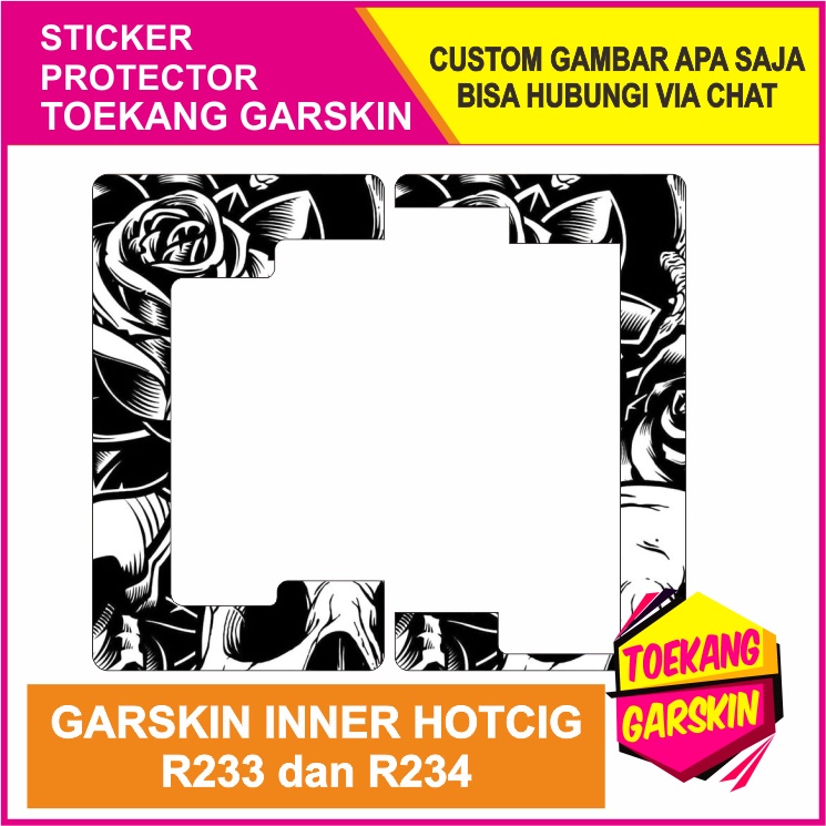 Jual Garskin INNER Hotcig R234 dan Hocig R233 skull hitam putih ...