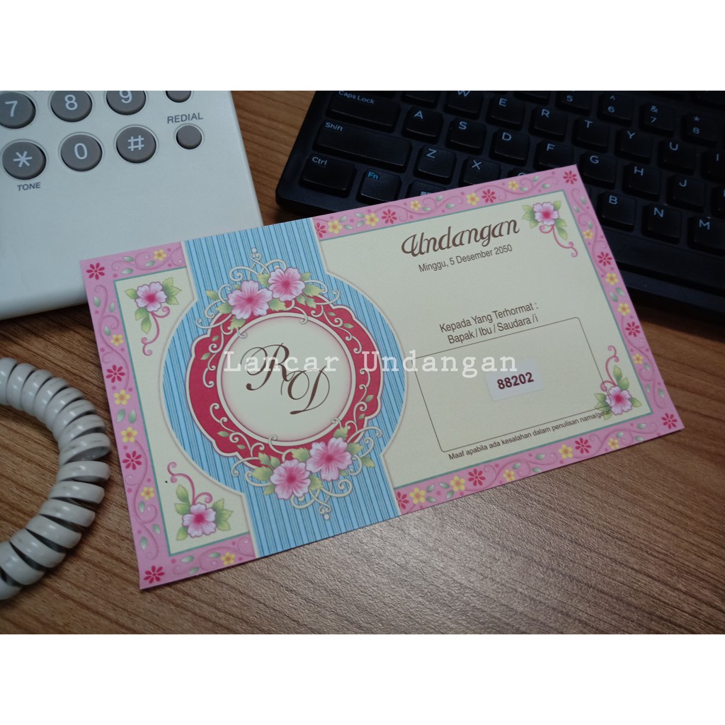 Jual UNDANGAN PERNIKAHAN / UNDANGAN UNIK / UNDANGAN MURAH / ERBA 88202 ...