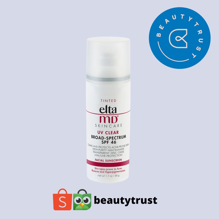 Jual Smrdhof Elta Md - Uv Clear Broad-Spectrum Spf 46 - Tinted (1.7 Oz.) | Shopee Indonesia