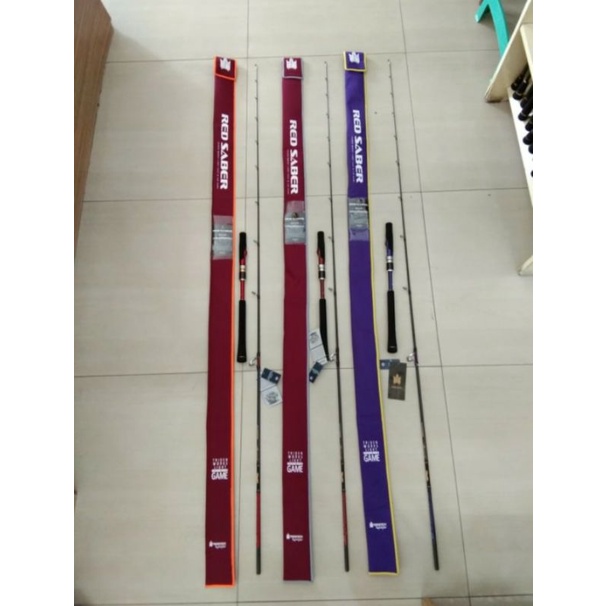 Jual Joran Tridentech Red Saber Light Cast & Jig Game RSS610 | Shopee Indonesia