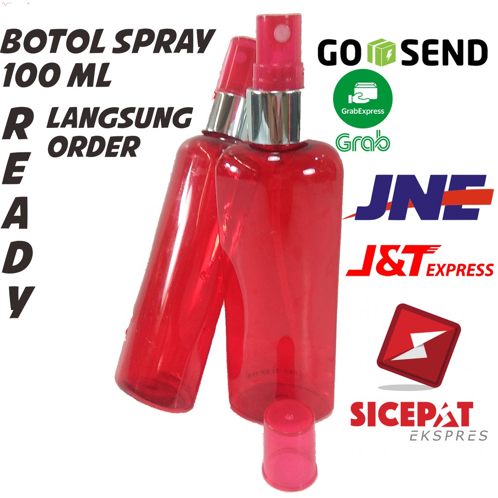 Jual Botol Spray / Botol Spray Plastik / Botol Isi Ulang / Botol 100 Ml ...