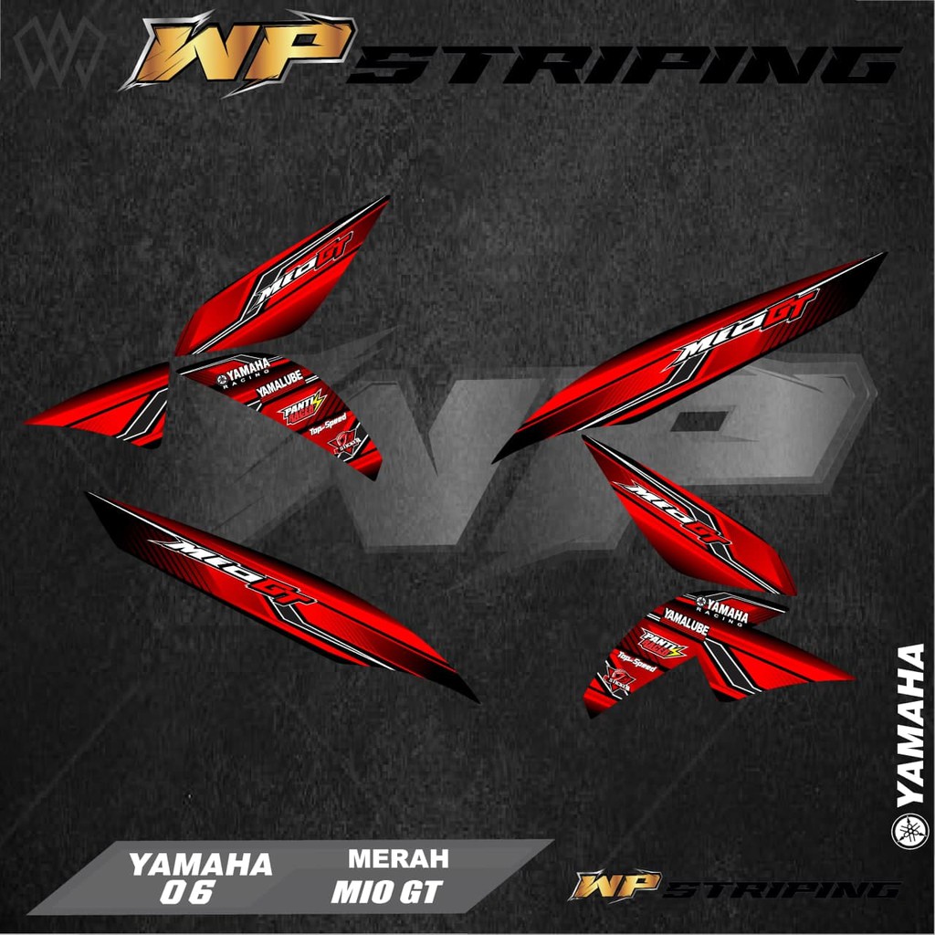 Jual Stiker Striping MIO GT/Sticker Variasi List Skotlet Motor Yamaha ...