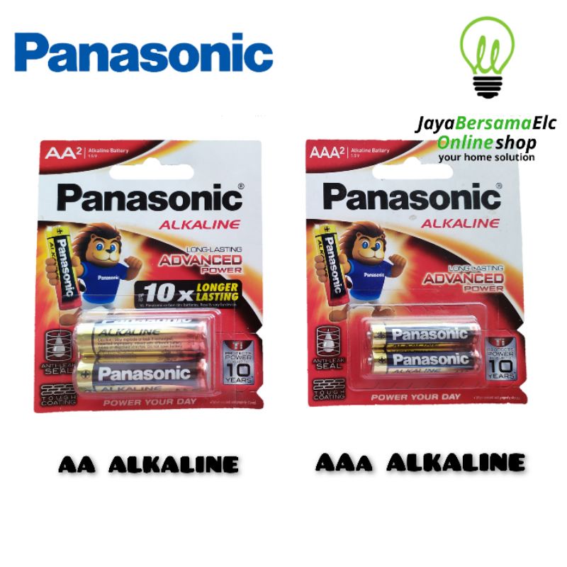 Jual Baterai Alkaline Panasonic AA / A2 / AAA / A3 Remote / Jam LONG LASTING ORIGINAL | Shopee ...
