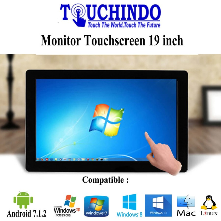 Jual Monitor Touchscreen Touchindo 19 inch Tanpa Standing | Shopee ...