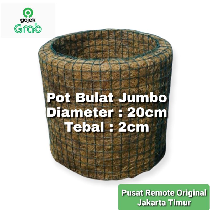 Jual POT TANAMAN POT BUNGA BULAT BESAR DIAMETER 20CM 20 CM | Shopee ...