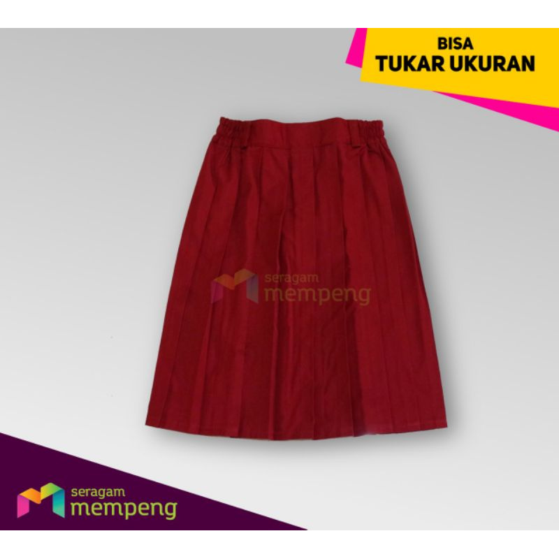 Jual Seragam Sekolah Rok SD pendek- Valeta | Shopee Indonesia