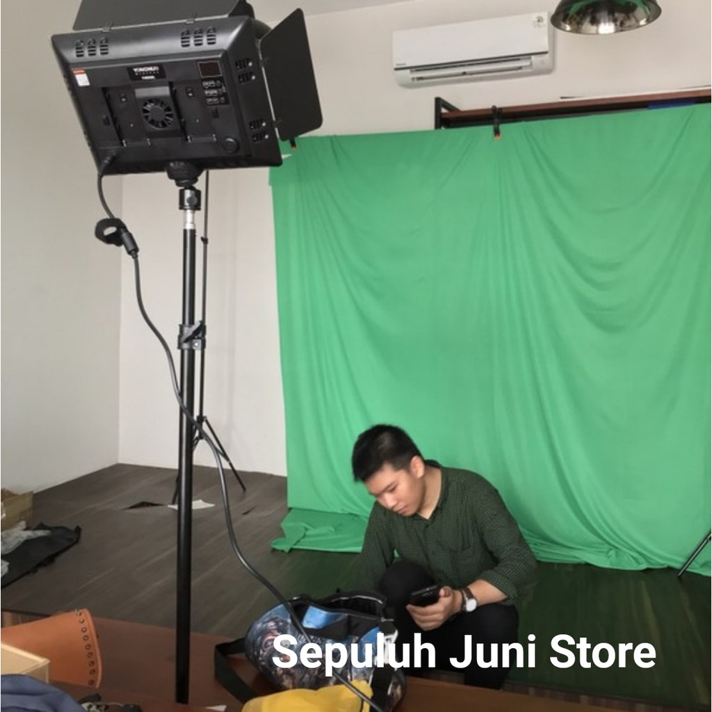Jual Green Screen Background Foto Hijau Polos Ukuran 3x2,8 Meter ...