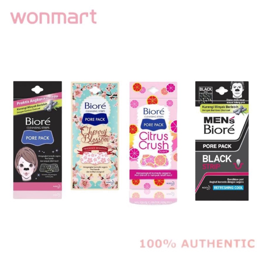 Jual Biore Pore Pack Black ( isi 4 pcs ) | Shopee Indonesia