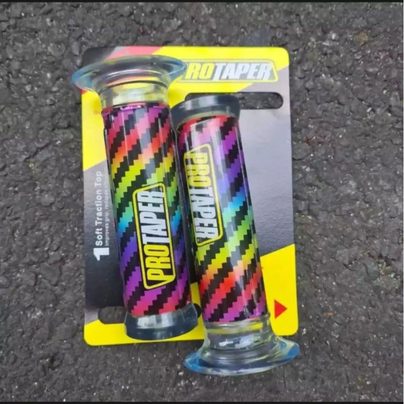 Jual HANDGRIP SARUNG GAS PELANGI PROTAPER SET KIRI KANAN UNIVERSAL ...