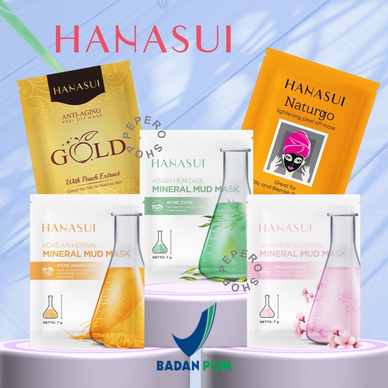 Jual HANASUI Naturgo Lightening Peel Off Mask (Black) / Anti Aging Peel ...